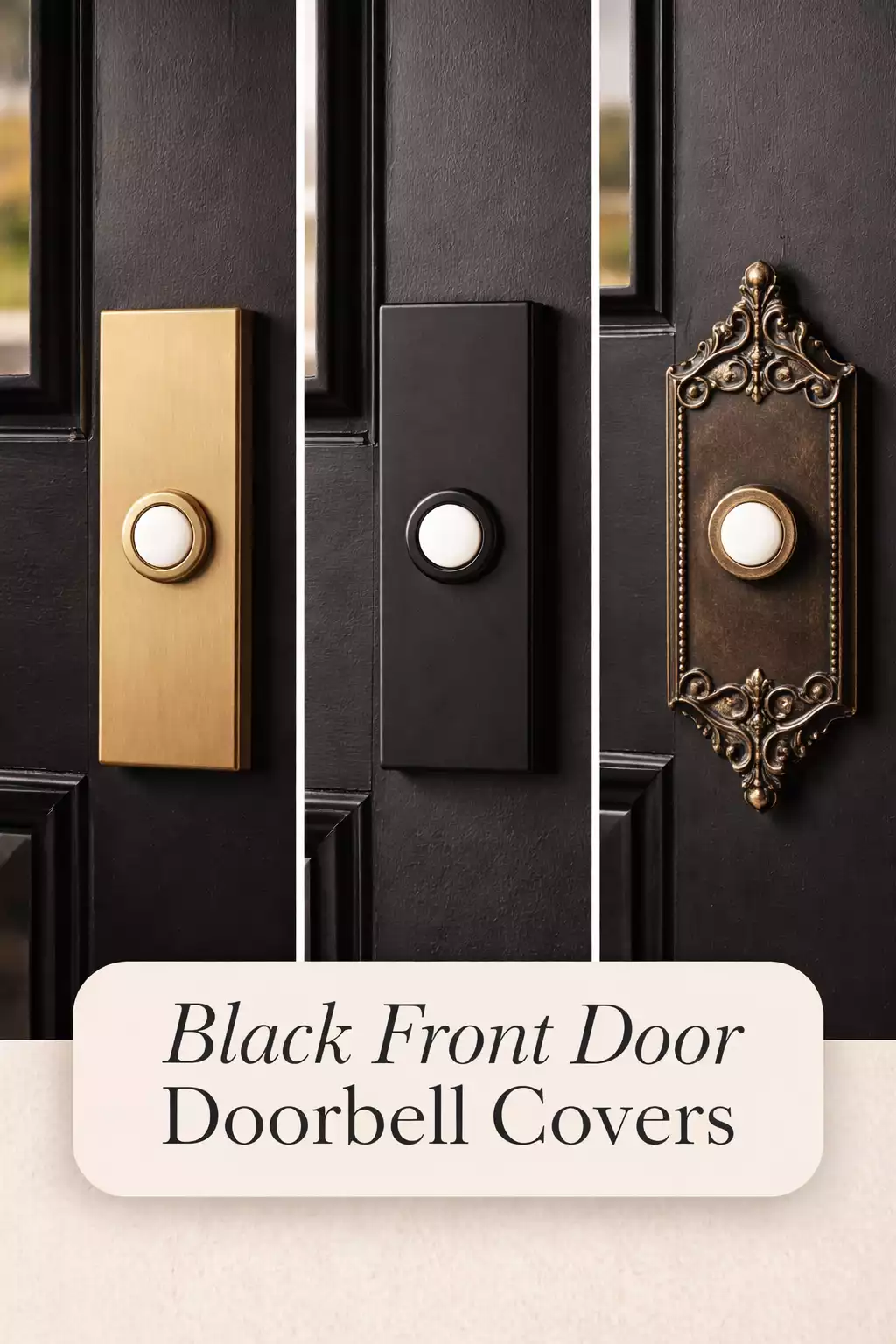 How to Pick Door Hardware That Pops on a Black Front Door - Ireland in ...