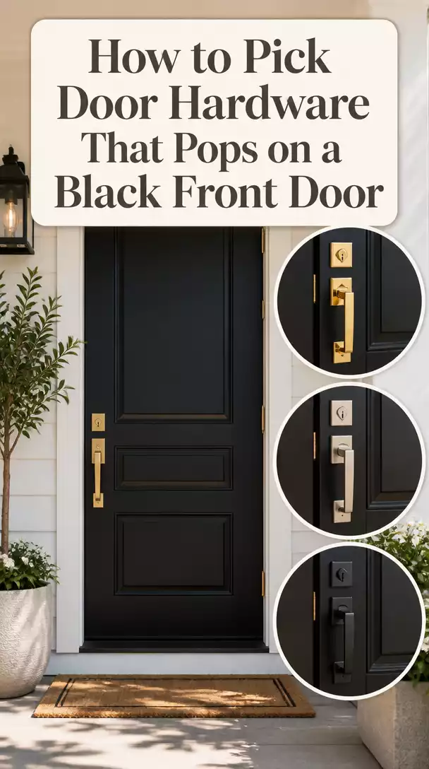 How to Pick Door Hardware That Pops on a Black Front Door - Ireland in ...